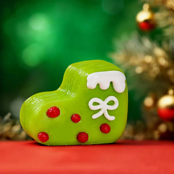 Green Xmas Boot Taba Squishy -Water Like – booplesquishy